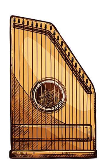 Autoharp Clipart